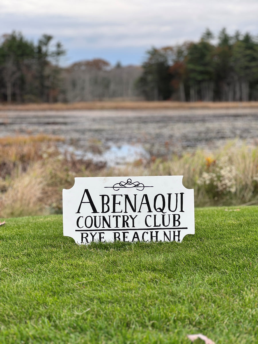 Abenaqui CC Sign – Abenaqui CC Professional Shop